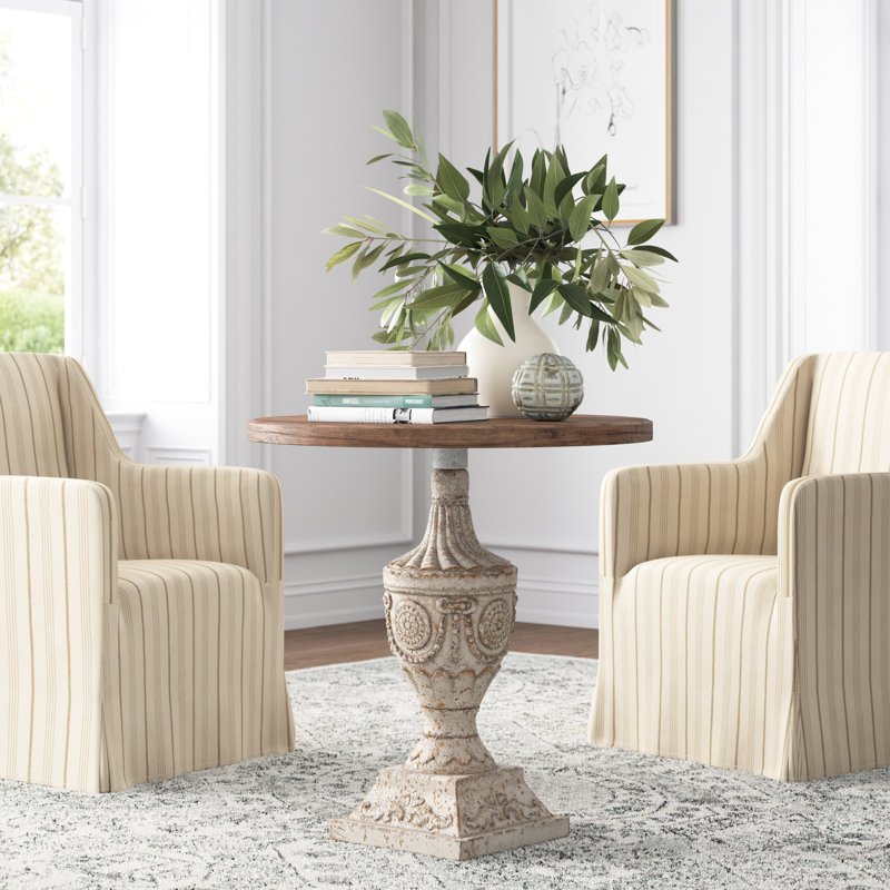 Kelly Clarkson Home Tracie Antique Off White Dining Table Reviews Wayfair